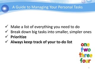 Personal task management | PPTX
