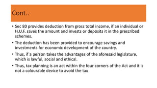 Personnel Tax planning first module note | PDF
