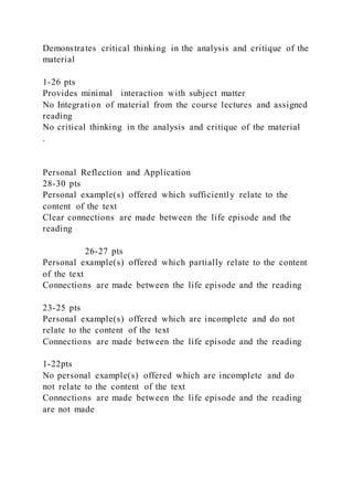 Personal theory paperoutline | DOCX