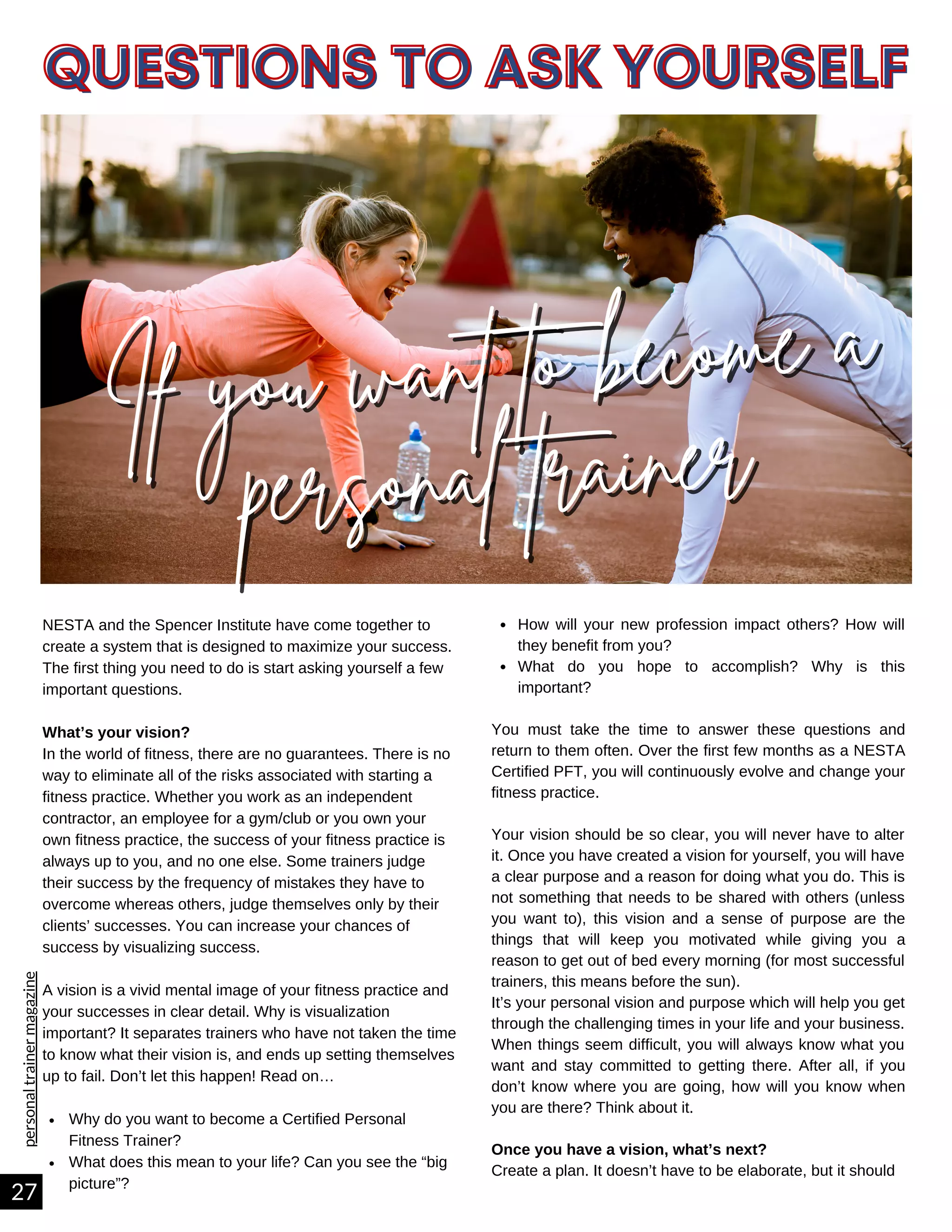 Personal trainer magazine issue 13 | PDF