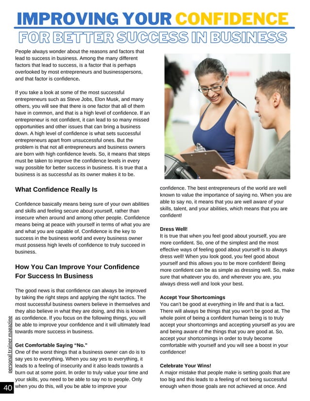 Personal trainer magazine issue 13 | PDF