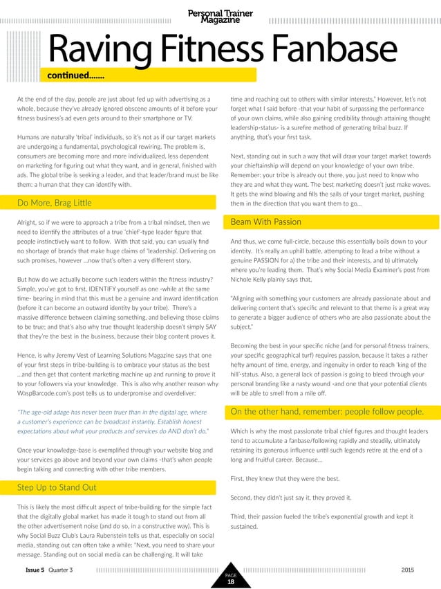 Personal Trainer Magazine Issue 5 | PDF