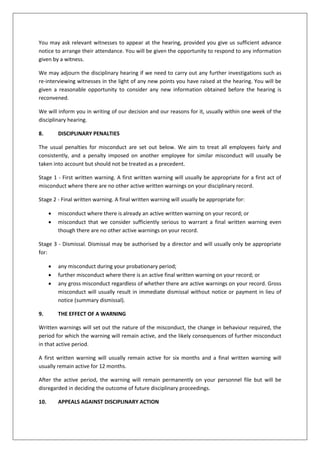 Personal Trainer staff handbook | DOCX