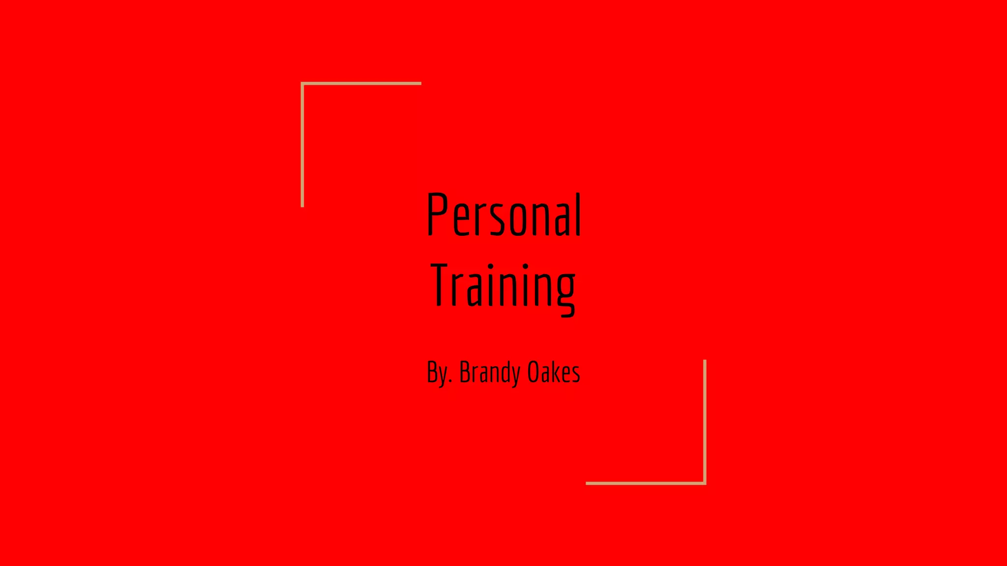 Personal training | PPTX