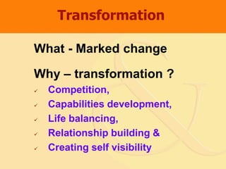 Personal transformation | PDF