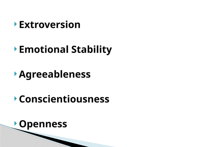 PRESENTATION OF Personalty Traits.pptx