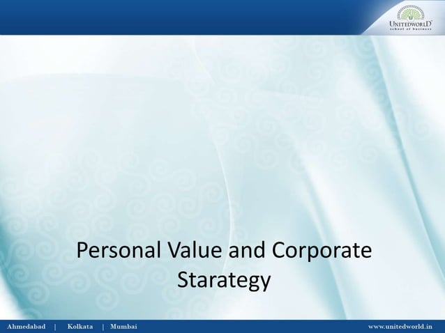 Personal values | PPTX | Business | Business and Finance