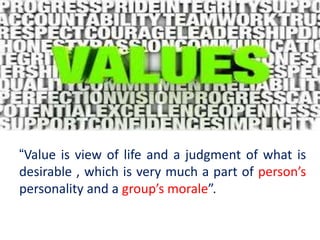 Personal values and business ethics | PPTX