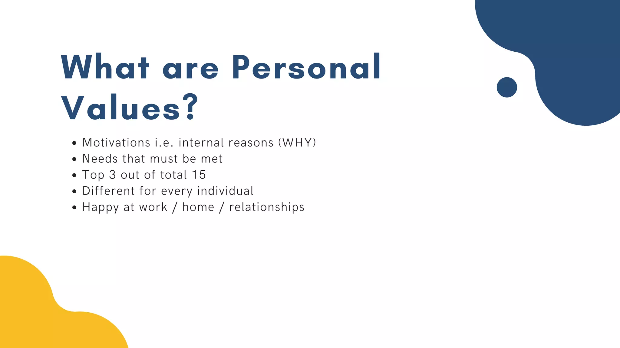 How your Personal Values can make you more successful | PDF