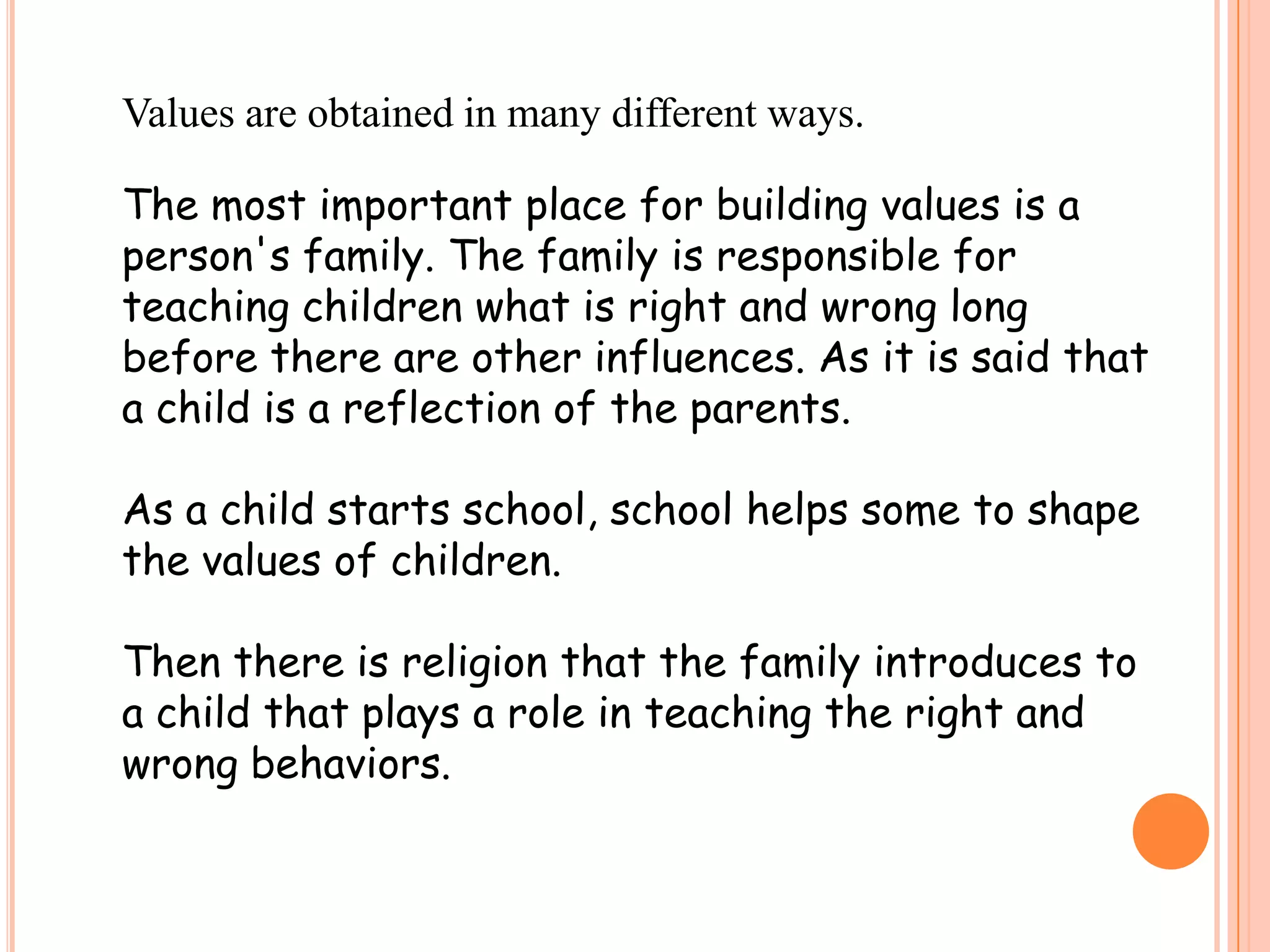 Personal values of individuals | PPTX