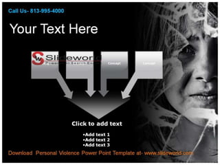 Personal Violence Powerpoint Template Online | PPT