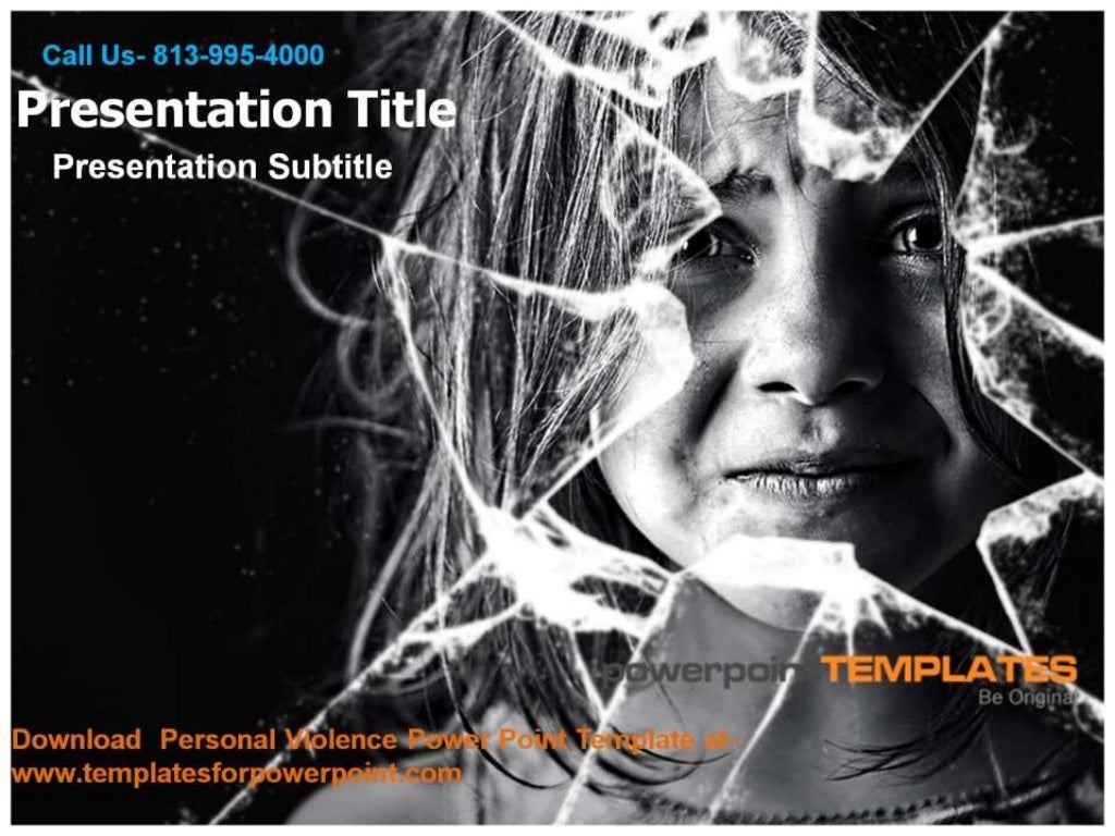 Personal Violence Powerpoint Template Online