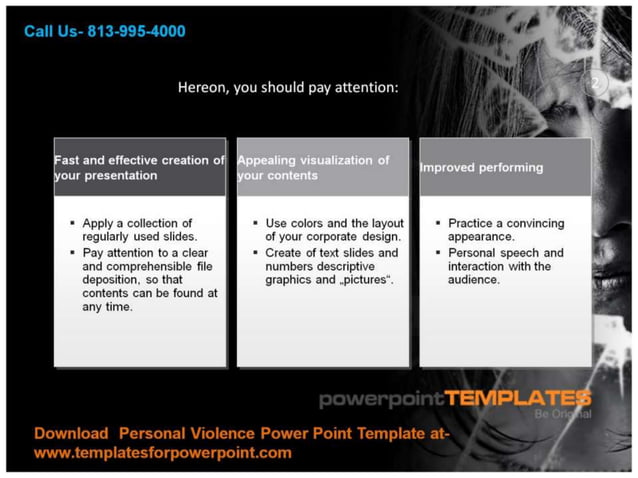 Personal Violence Powerpoint Template Online | PPTX