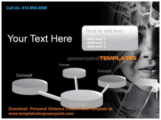 Personal Violence Powerpoint Template Online | PPT