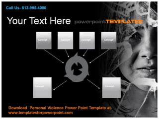 Personal Violence Powerpoint Template Online | PPT