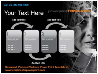 Personal Violence Powerpoint Template Online | PPT