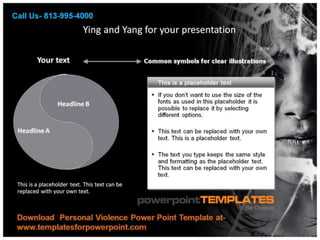 Personal Violence Powerpoint Template Online | PPT