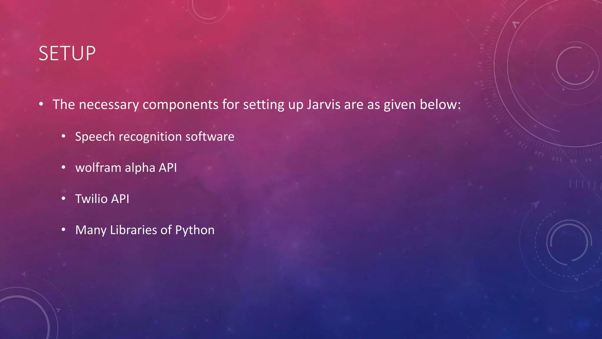 Personal Voice Assistant Jarvis Pptx Computing Technology