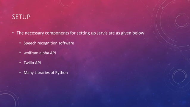 Personal voice assistant - jarvis | PPTX | Computing | Technology ...