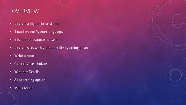 Personal voice assistant - jarvis | PPTX | Computing | Technology ...