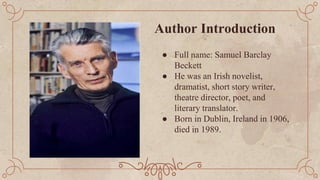 Waiting for Godot Play by Samuel Beckett | PPT