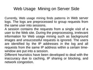 Personal web usage mining | ODP