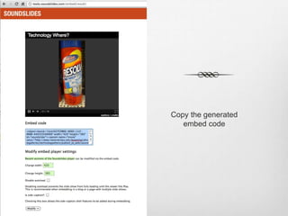 Embedding slideshow in wordpress | PPTX | Web Design and HTML | Internet
