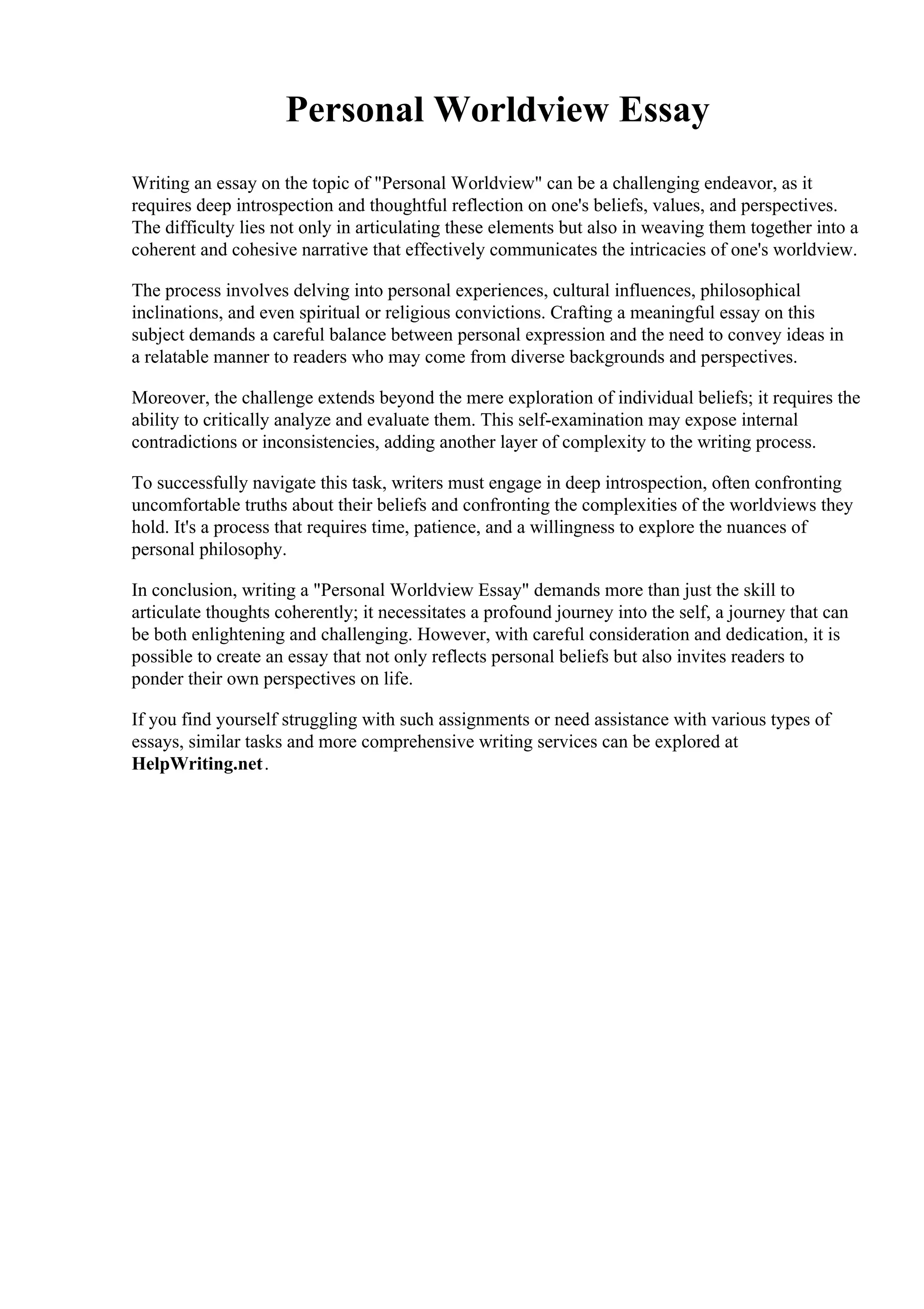 Personal Worldview Essay.pdf