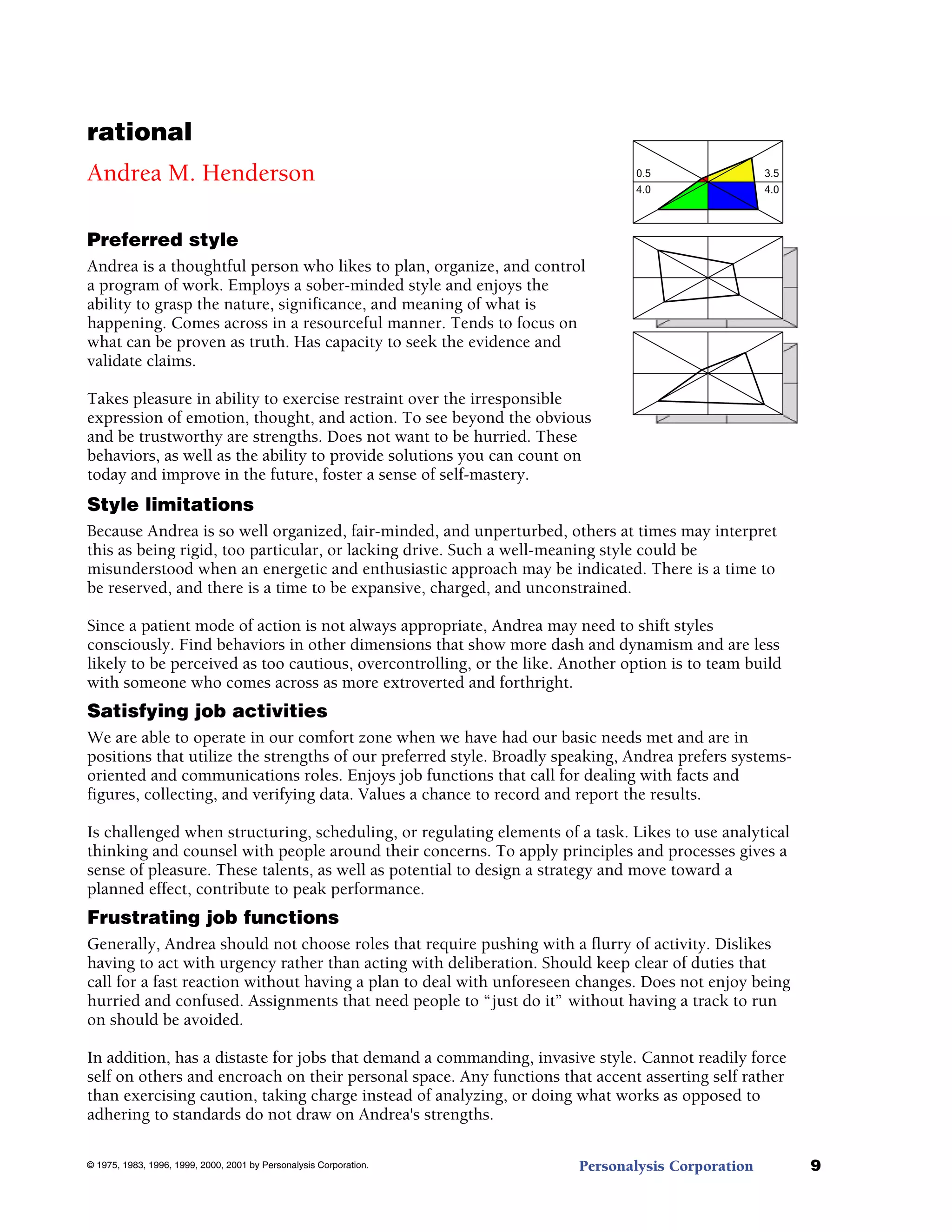 Personalysis summary report | PDF