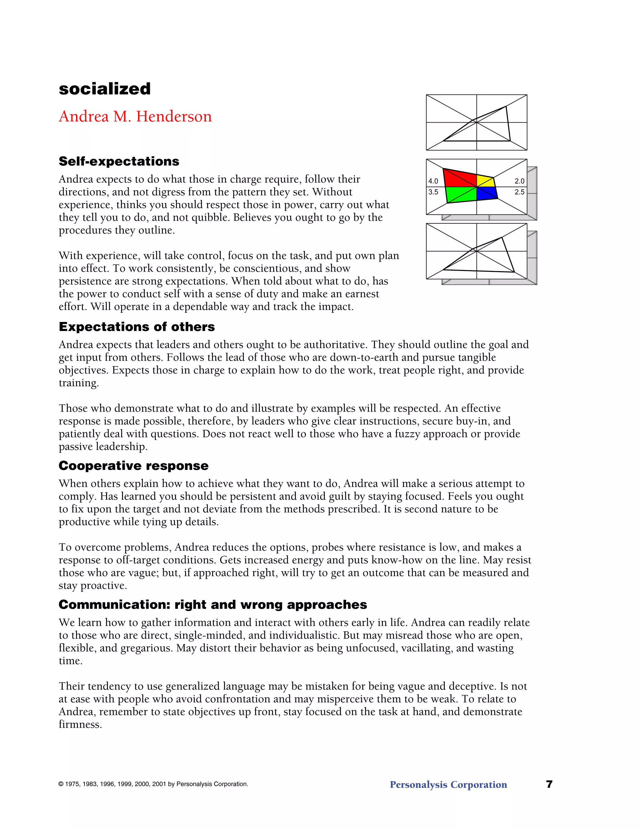 Personalysis summary report | PDF