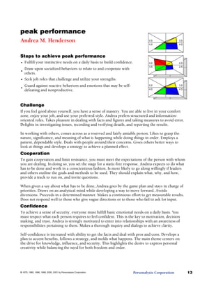Personalysis summary report | PDF