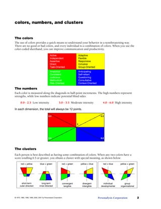 Personalysis summary report | PDF