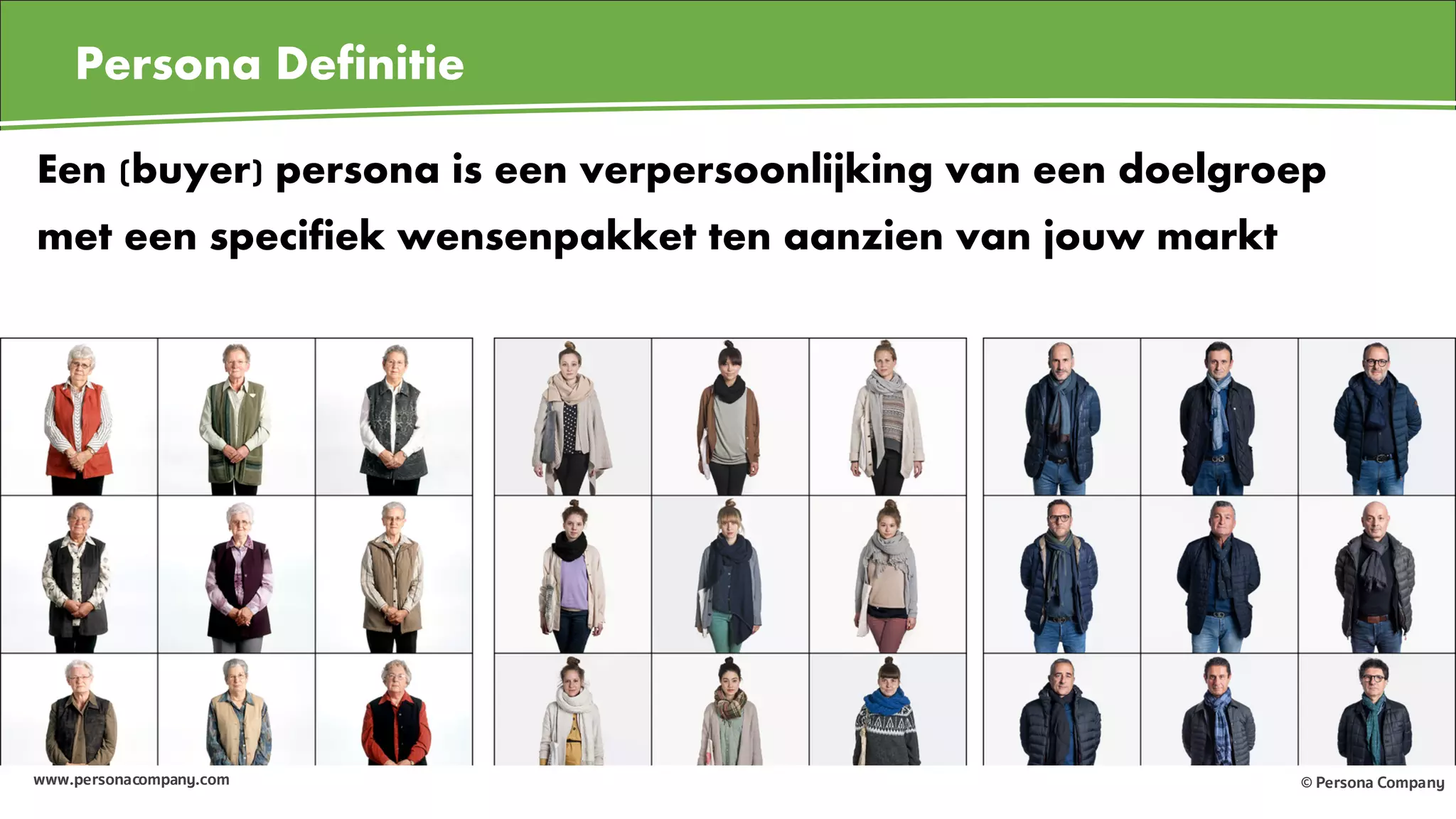 Persona maken: Canvas en Voorbeeld | PPT