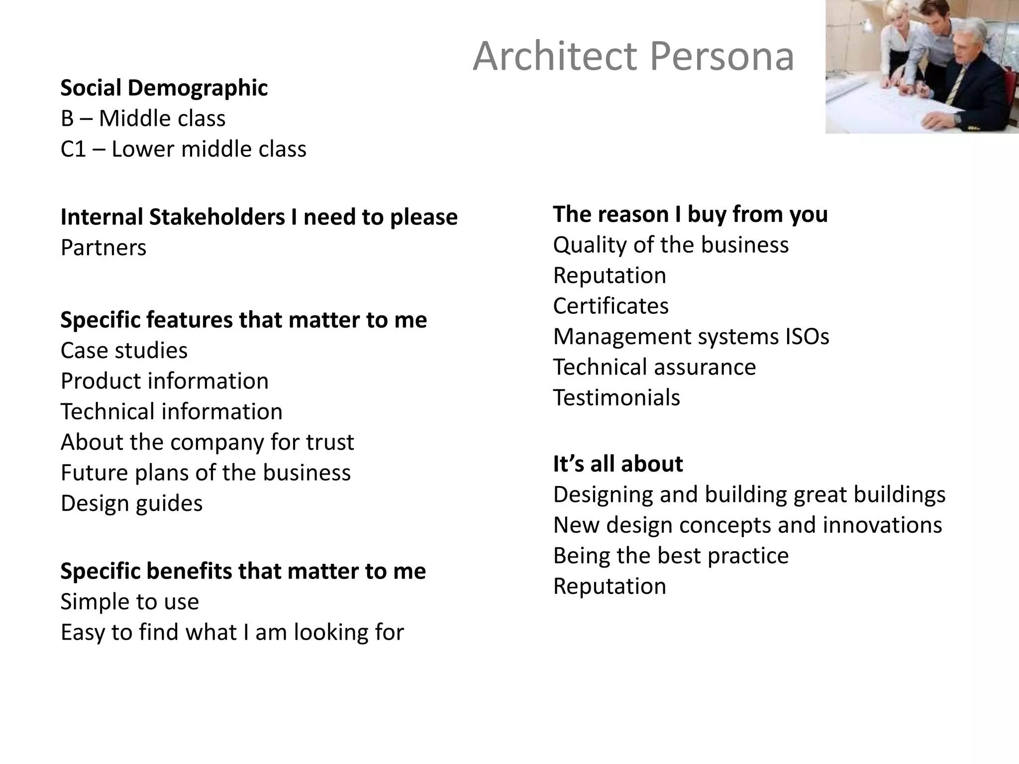 Persona mapping | PPT