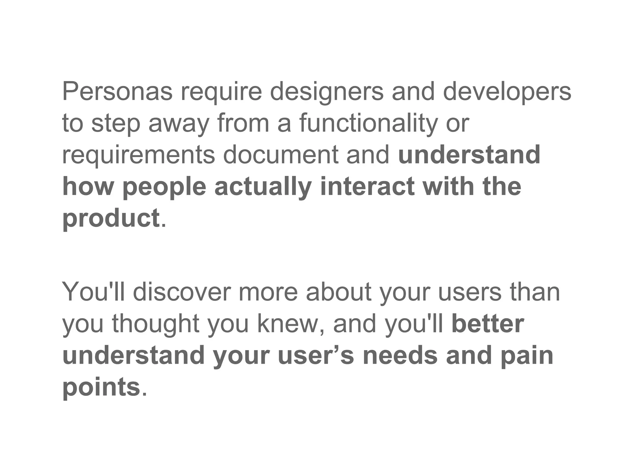 Personas and how they are used in user-centered design | PPT