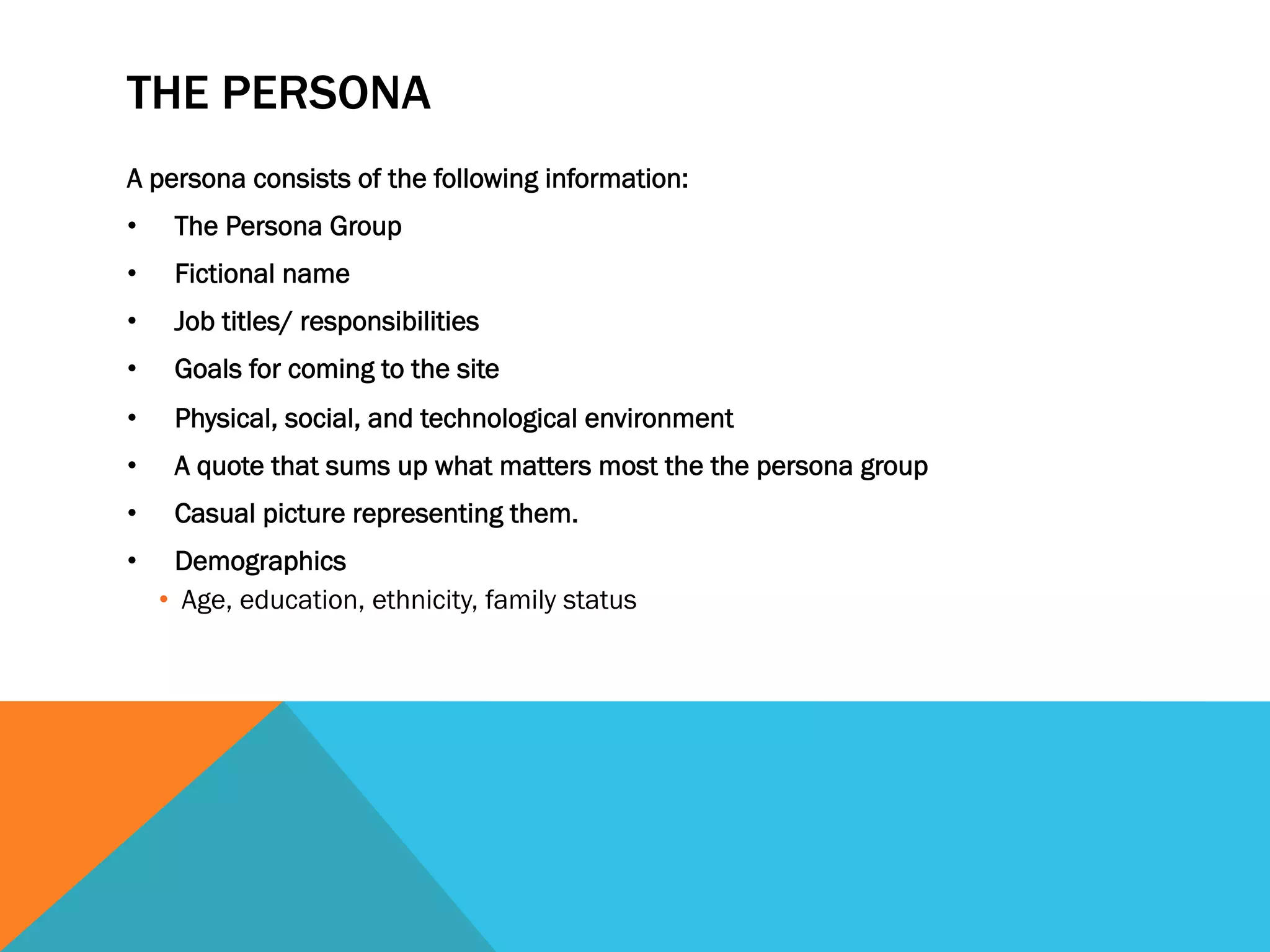 Personas | PPT