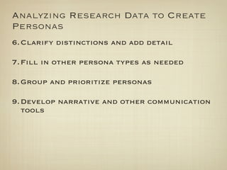 Personas ala Cooper | KEY | Technology & Computing