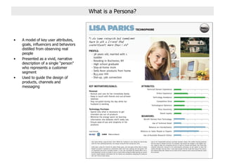 Personas and the design process | PPT