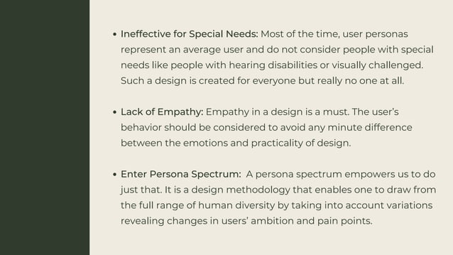 Persona Spectrum Design With Not For. | PDF