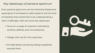 Persona Spectrum Design With Not For. | PDF