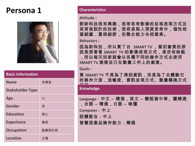 Personas & scenarios | PPT