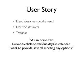 Personas, scenarios, user stories | PDF