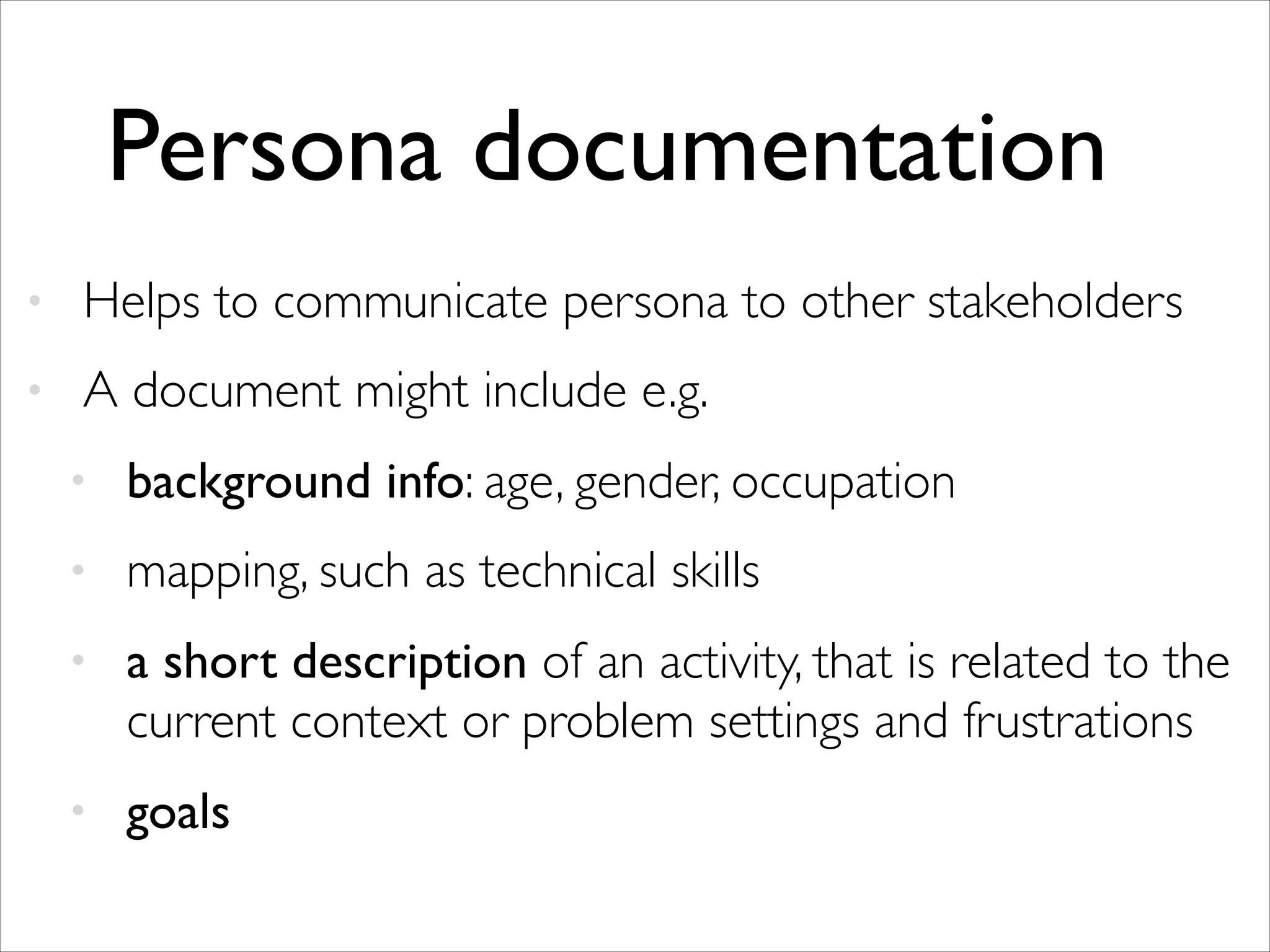 Personas, scenarios, user stories | PDF