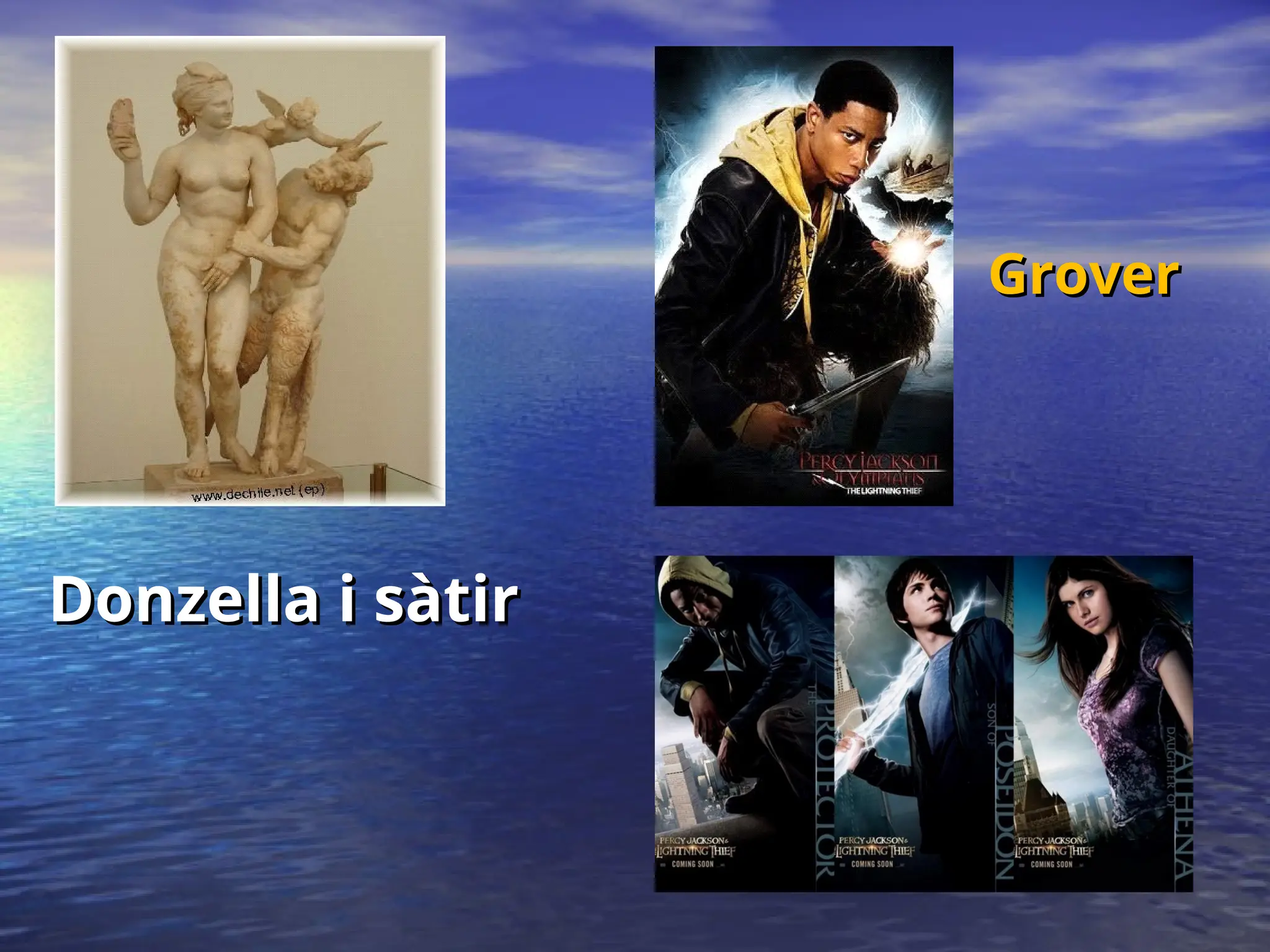 Personatges principals a Percy Jackson.ppt