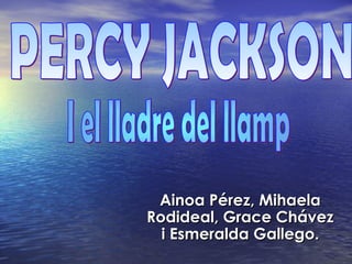 Personatges principals a Percy Jackson.ppt