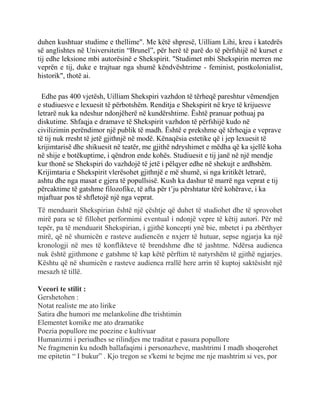 Personazhet e shekspirit | DOCX