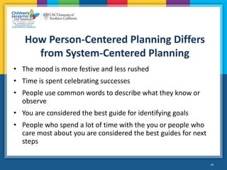 Webinar: Person Centered Planning | PPT