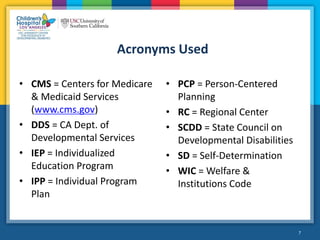 Webinar: Person Centered Planning | PDF