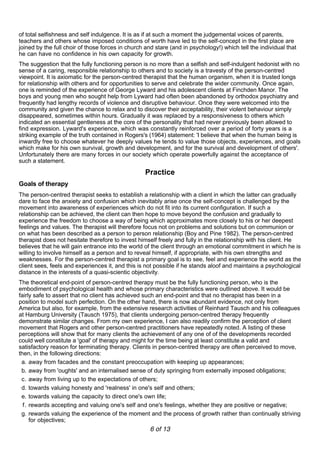 Person centered therapy by brian thorne | PDF