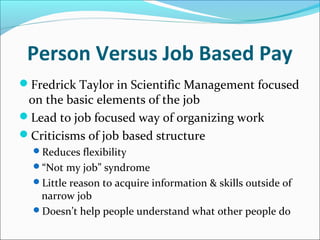 Person Focus to Pay by Dr. G C Mohanta | PPT | Human Resources | Business